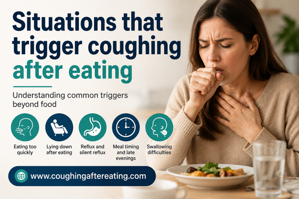 Situations That Trigger Coughing After Eating: Common Patterns Beyond Food